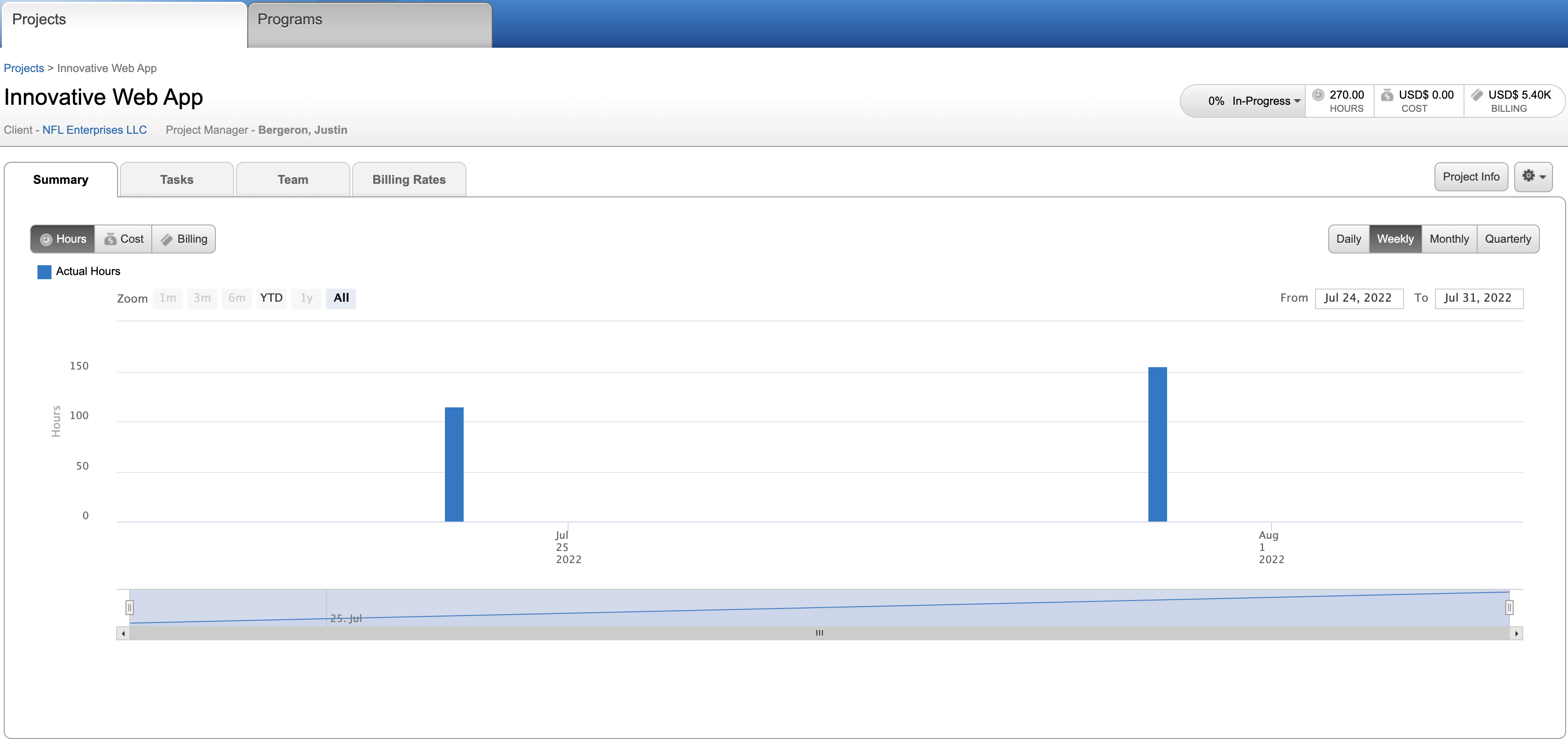 Replicon Field Mapping – Parallax